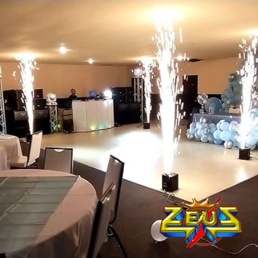 Máquinas de Chispas Frías - SONIDO ZEUZ